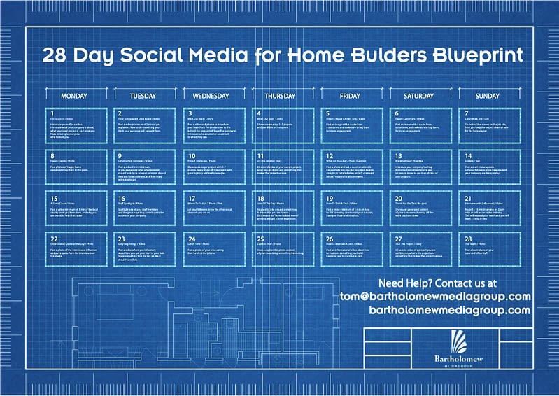 Social Media Blueprint For Home Builders - Bartholomew Media Group